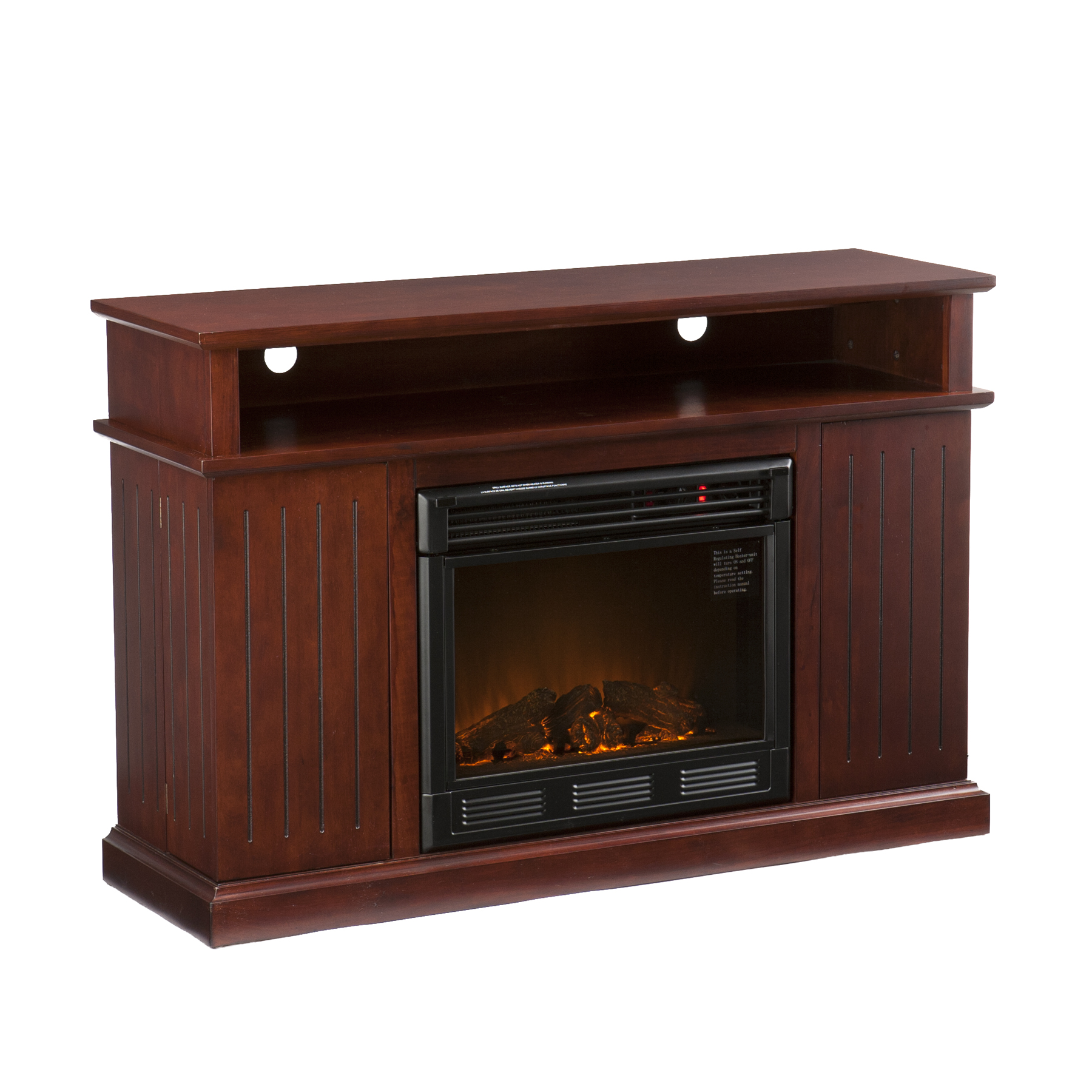 Holly & Martin™ Fenton Media Electric Fireplace-Cherry - Holly & Martin ...