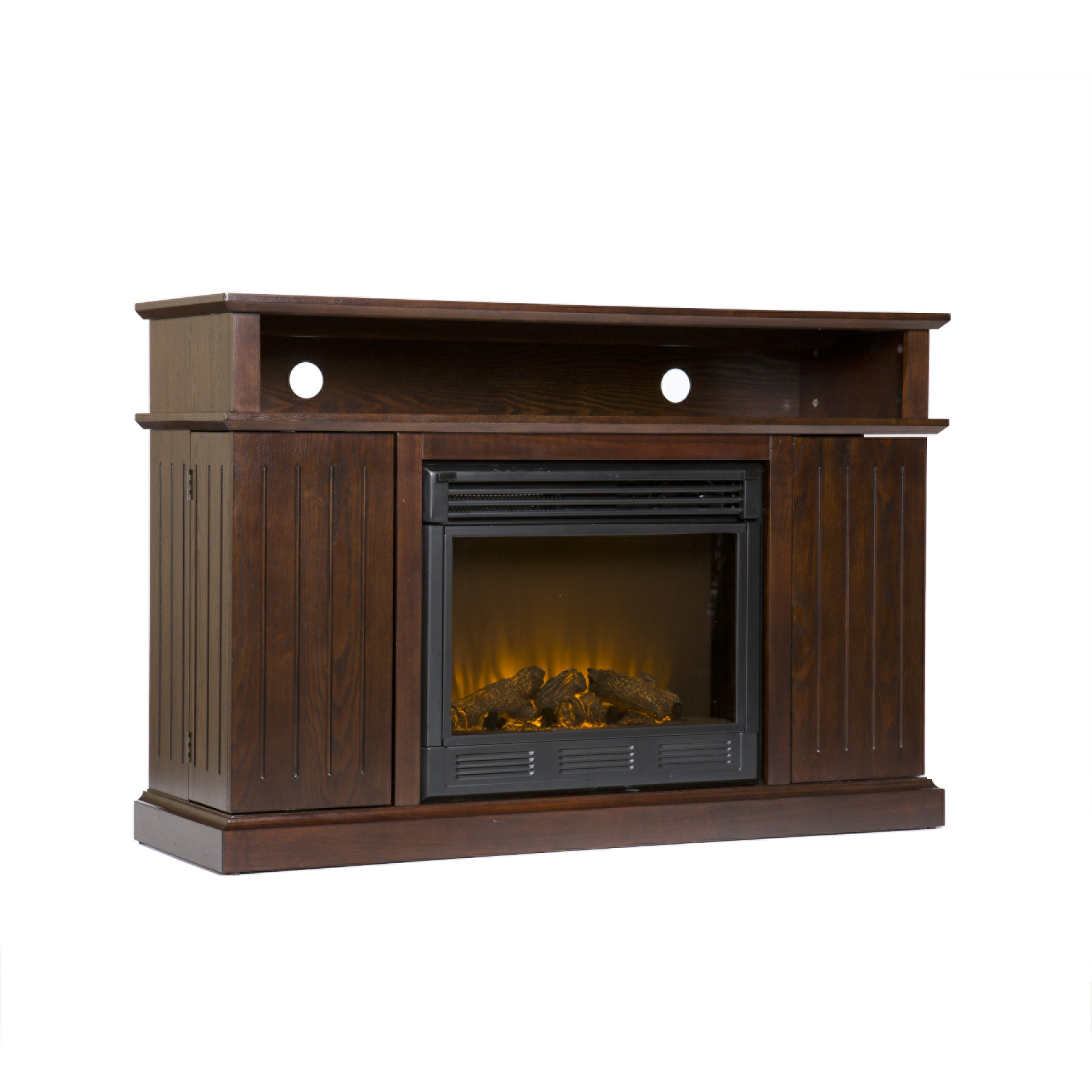 Holly & Martin™ Fenton Media Electric Fireplace-Espresso - Holly ...
