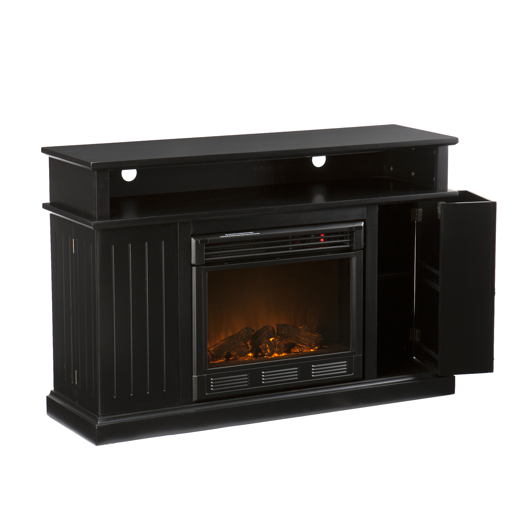 Holly & Martin™ Fenton Media Electric Fireplace-Black - Holly & Martin ...
