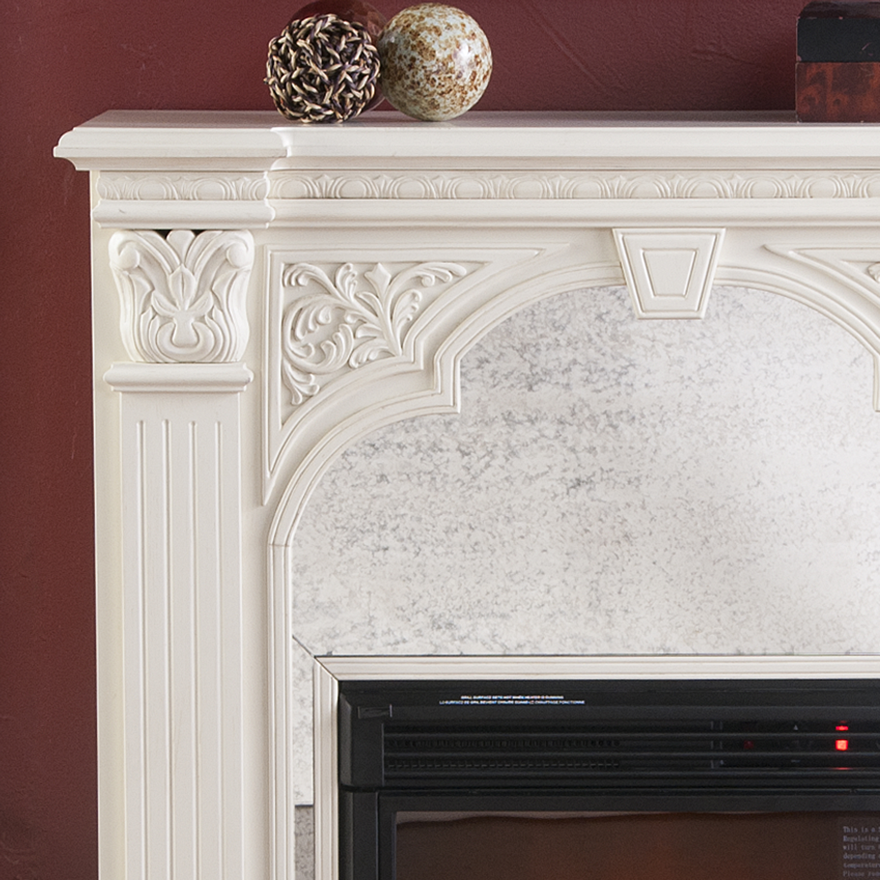 Holly & Martin™ Andorra Electric Fireplace-Ivory - Holly & Martin - 37 ...